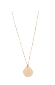 kate spade new york r mini pendant, gold