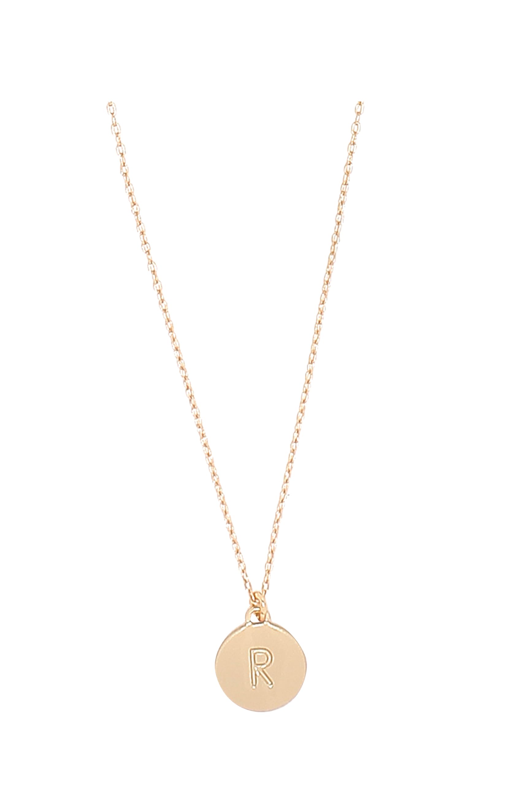 Kate Spade New York R Mini Pendant, Gold