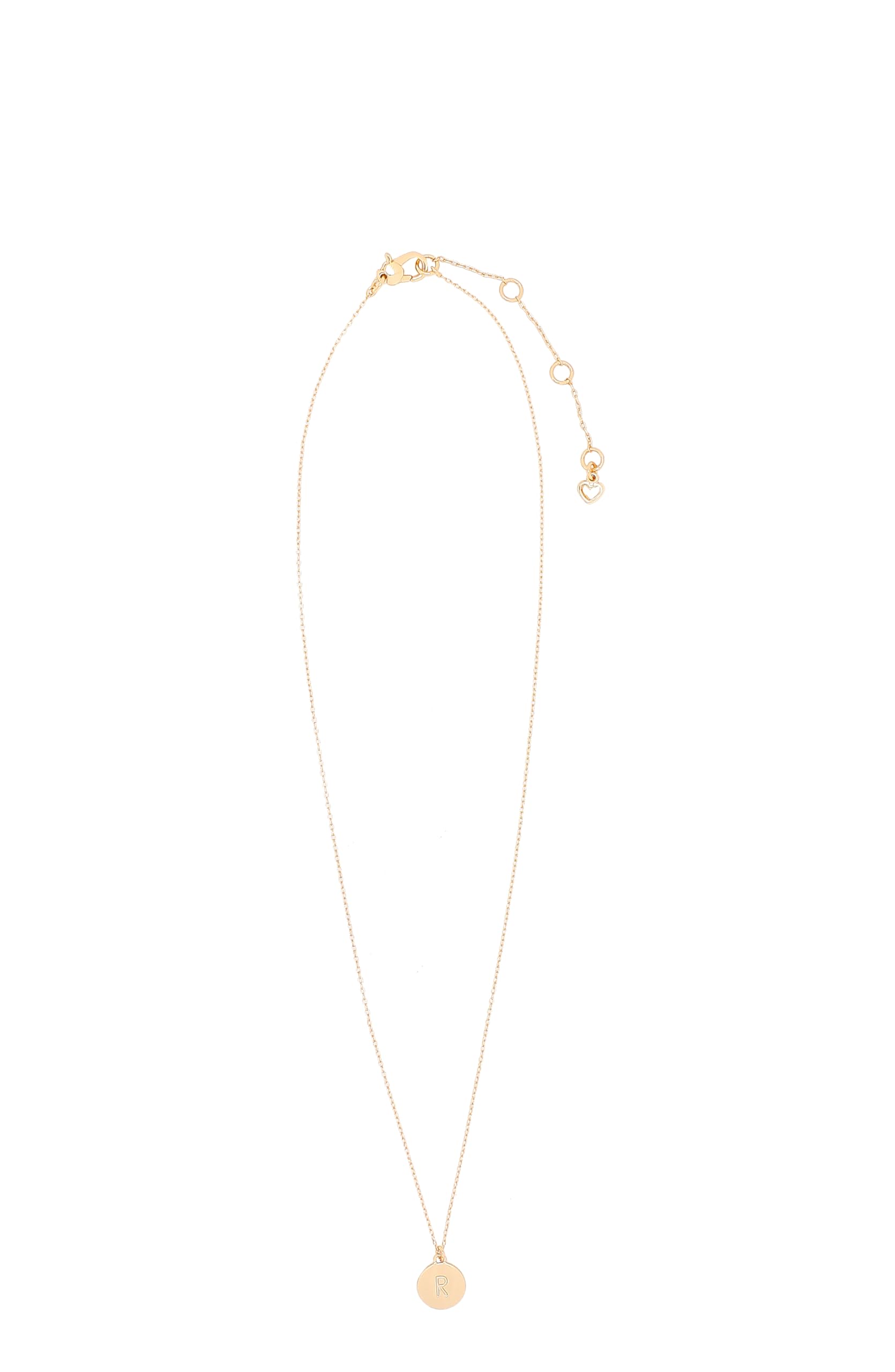 Kate Spade New York R Mini Pendant, Gold