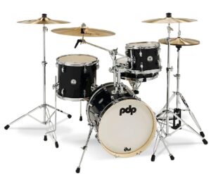 pdp new yorker 4-piece shell pack - black onyx sparkle