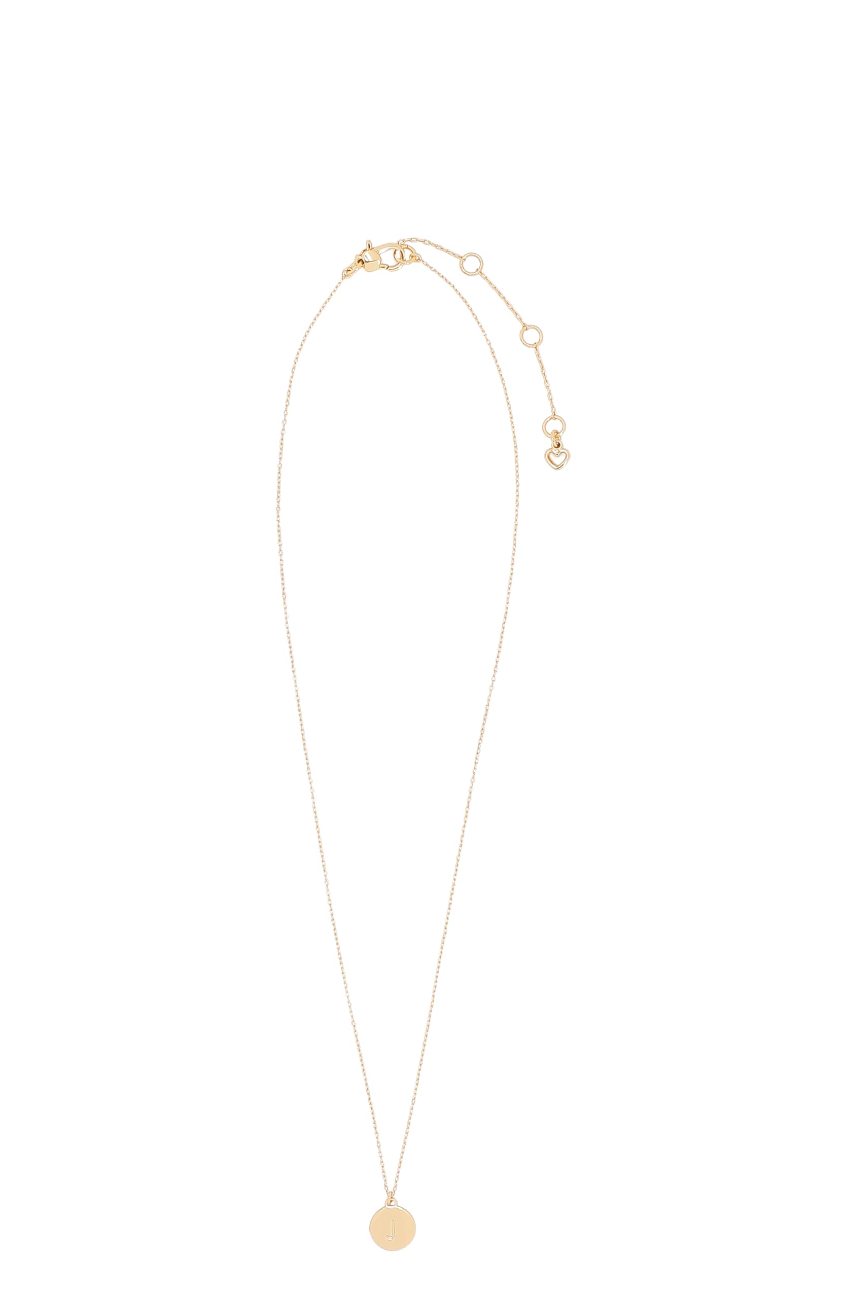 Kate Spade New York J Mini Pendant, Gold