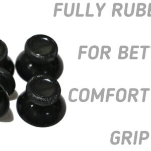 DABBLER GAMING XBOX Thumbstick Replacement Kit - black replacement joysticks for XBOX ONE - Comfortable and durable grip - Analog joysticks (4pcs), xbox screwdriver, pry tools, and extra screws. (1)