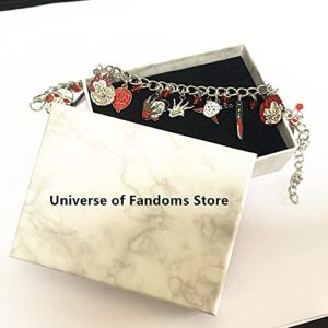 AYJBDGR Universe of Fandoms Horror charm bracelet Gifts for Women