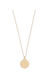 kate spade new york b mini pendant, gold