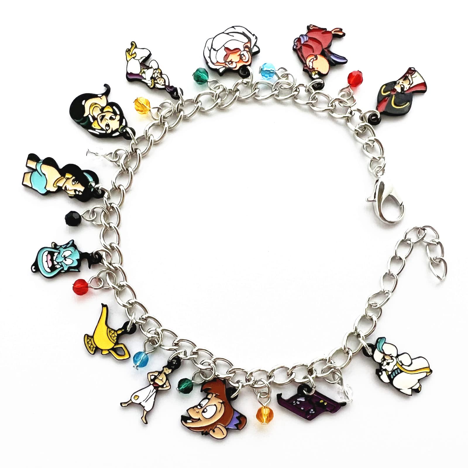 AYJBDGR Universe of Fandoms Anime Cartoons Charm Bracelet for Women