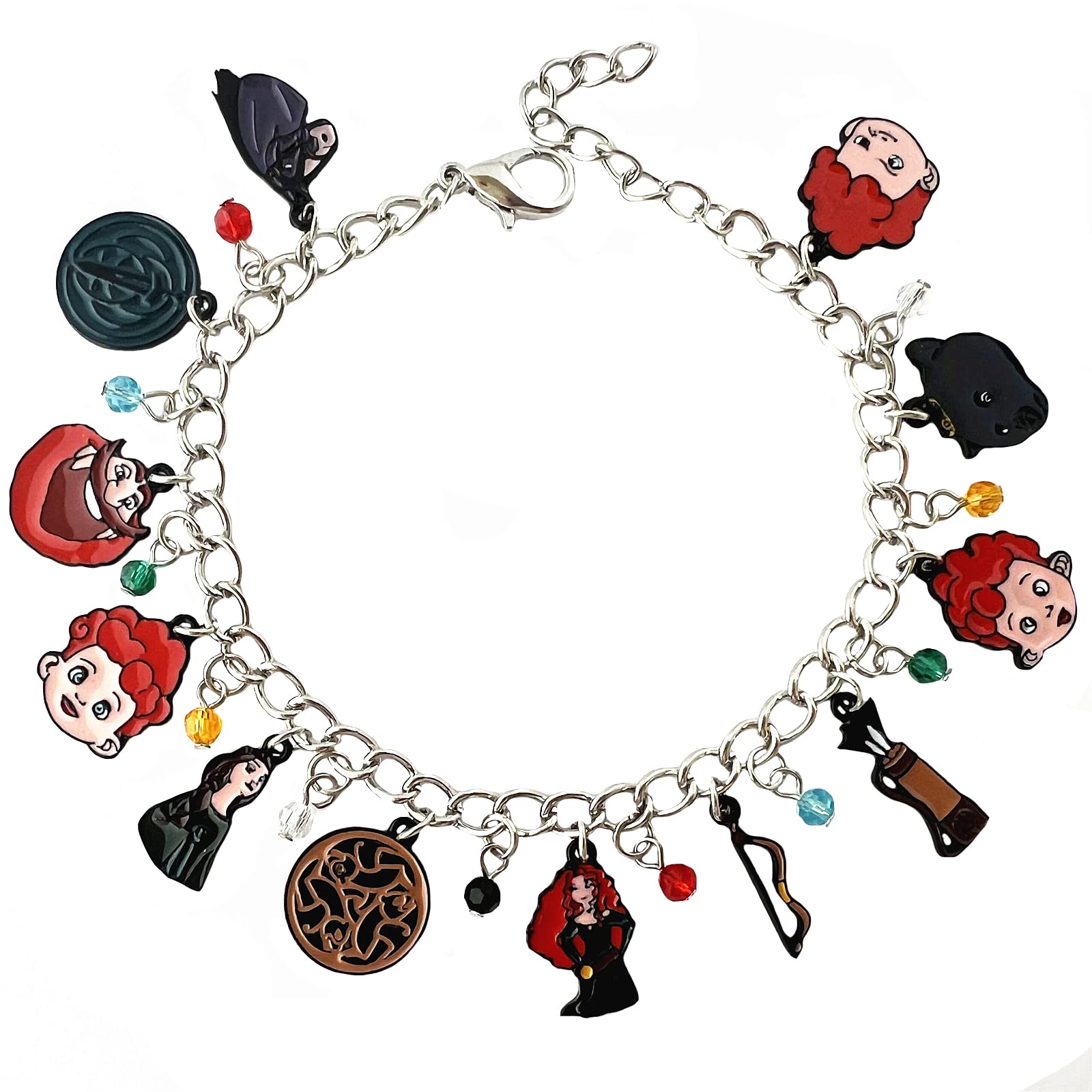 AYJBDGR Universe of Fandoms Anime Cartoon Charm Bracelet Gifts for Women