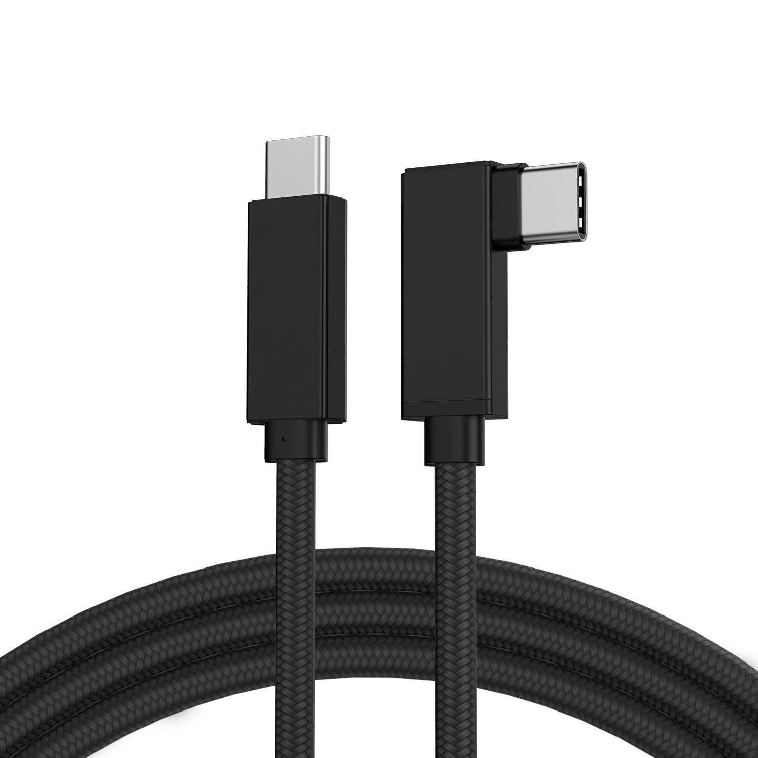 CBUS 10ft 100W USB-C 3.2 Gen 2 Right-Angle Fast Charging Cable Compatible with MacBook Pro/Air, iPad Air 4th Gen (2020), iPad Pro, Dell XPS, Galaxy Tab S7/S7 Plus, Note 20 Ultra 5G