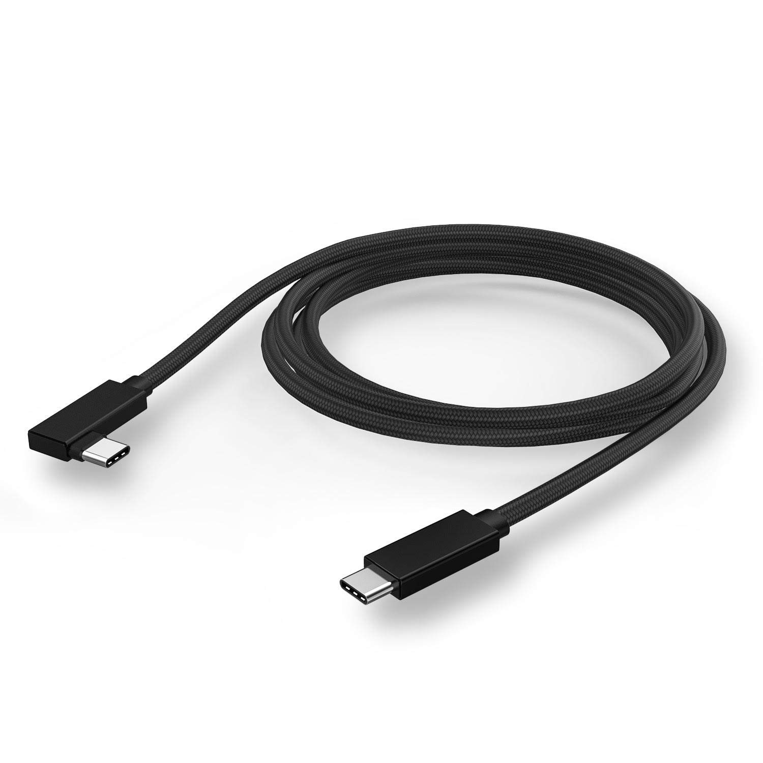 CBUS 10ft 100W USB-C 3.2 Gen 2 Right-Angle Fast Charging Cable Compatible with MacBook Pro/Air, iPad Air 4th Gen (2020), iPad Pro, Dell XPS, Galaxy Tab S7/S7 Plus, Note 20 Ultra 5G