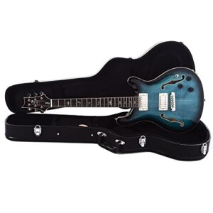 PRS Paul Reed Smith 6 String SE Hollowbody II, Faded Blue Burst with Case, Right (105537:PB)