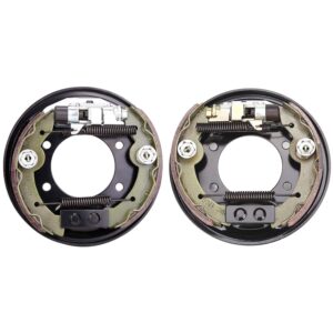 10L0L Brake Assembly for EZGO TXT PDS, Yamaha G14 G16 G19 G20 G21 G22 Golf Cart, Driver Side and Passenger Side, includes Brake Shoes, OEM# 70998-G01 70998-G02