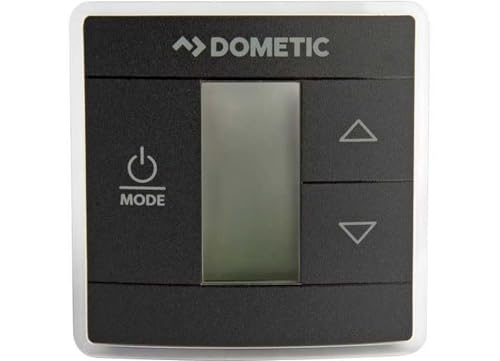 Dometic USA CT Single Zone Wall Thermostat - Programmable AC Control w/Digital Temperature Display- Easy Wall Mount Design for RVs and Trailers