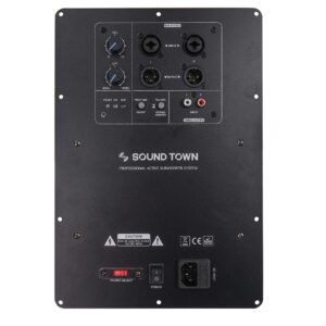 sound town class-d plate amplifier for pa dj subwoofer cabinets, 350w rms, w/lpf (stpas-600d)