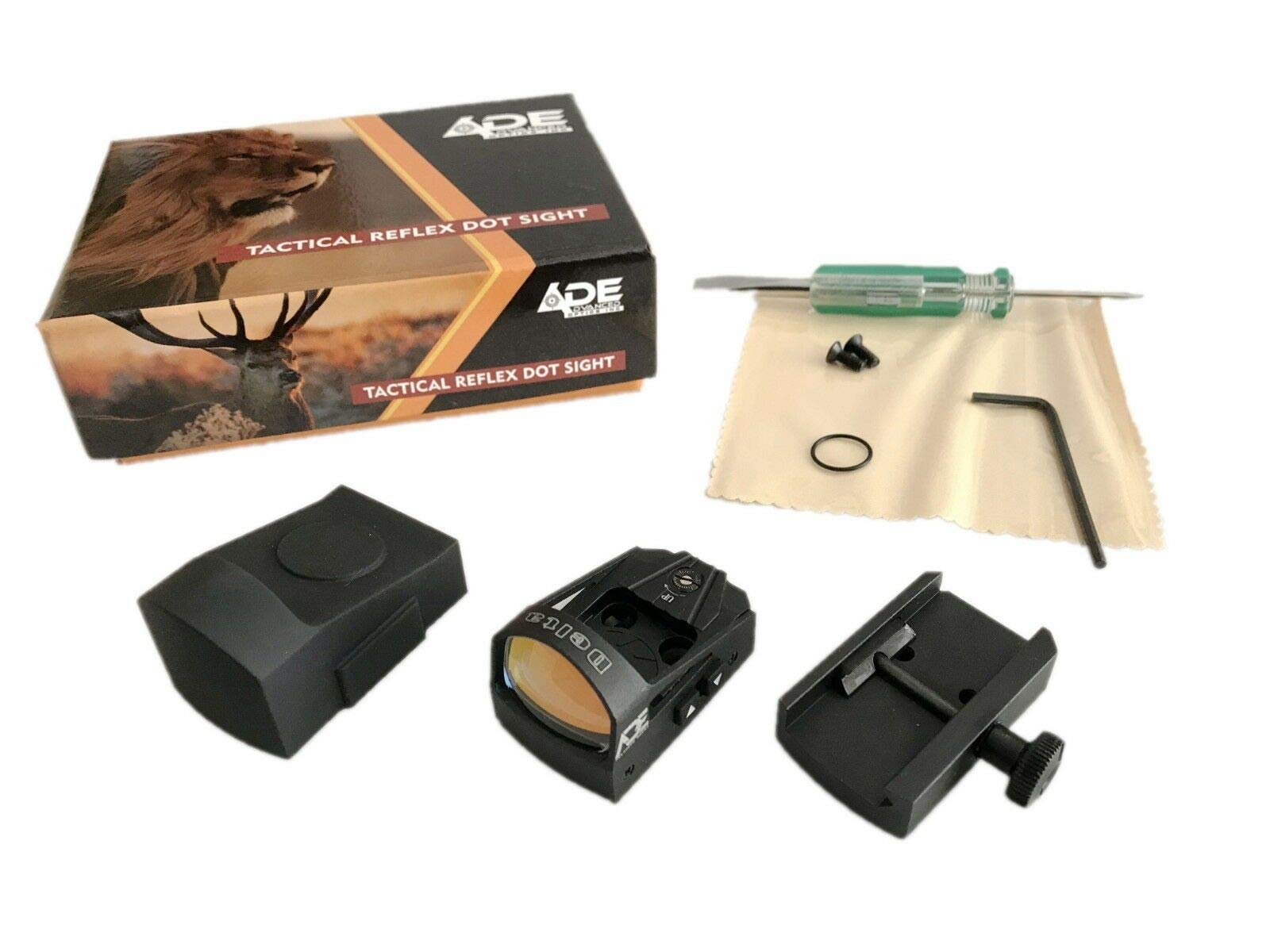 Ade Advanced Optics Delta RD3-012 Red Dot Reflex Sight for Sig Sauer P365 Handgun Pistol, Black