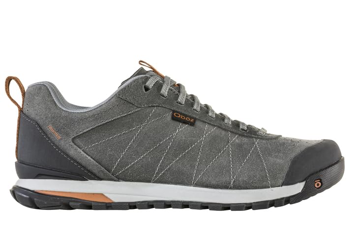 Oboz Bozeman Low Leather Hiking Shoe - Men's Charcoal 11.5 Medium