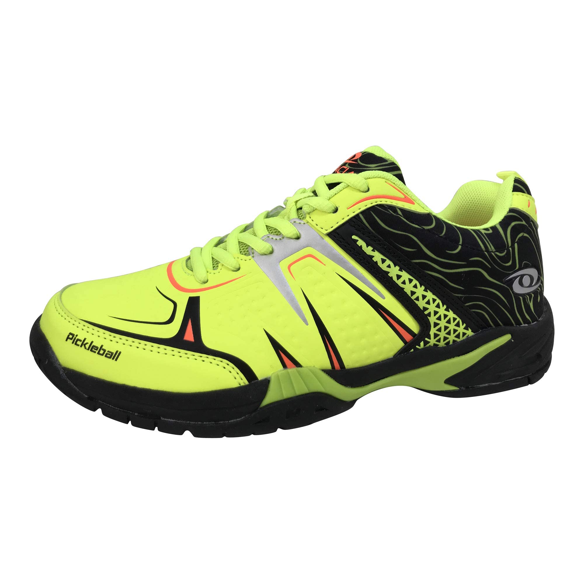 ACACIA Unisex-Adult Pickleball Shoes, Lime/Black, 12