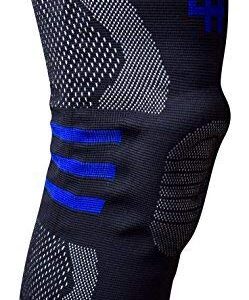 Active Relief Knee Brace by Lifehapps - Patella Knee Support Compression Sleeve with Side Stabilizers for Arthritis Joint Pain, Meniscus Tears, ACL, MCL Injuries, Exercise, Running (3XL, Black)