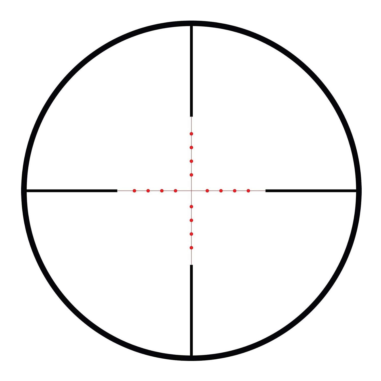 Hawke Sport Optics 4-16x50 Vantage AO Riflescope with Mil Dot IR Illuminated Reticle and 2-Piece Rings Bundle (2 Items)