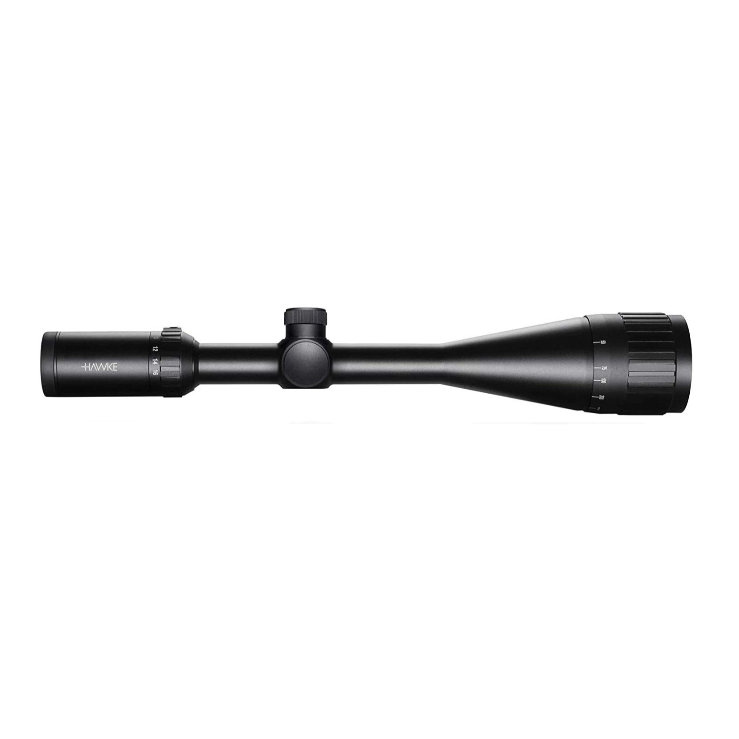 Hawke Sport Optics 4-16x50 Vantage AO Riflescope with Mil Dot IR Illuminated Reticle and 2-Piece Rings Bundle (2 Items)