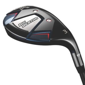 callaway big bertha b21 hybrid (right, graphite, regular, 5 hybrid) , silver