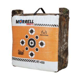 Morrell Targets RT-450 Archery Bag Target with E-Z Carrying Handle and Edge Camouflage for Crossbow, Compound, and Traditional Bow Practice