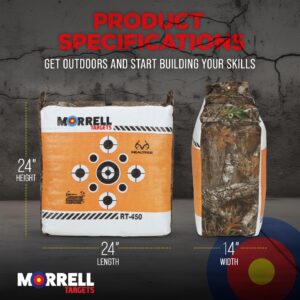 Morrell Targets RT-450 Archery Bag Target with E-Z Carrying Handle and Edge Camouflage for Crossbow, Compound, and Traditional Bow Practice