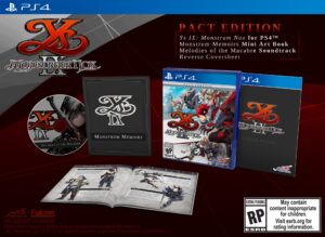 ys ix: monstrom nox - pact edition - playstation 4