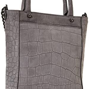 Rebecca Minkoff Women's Chain Tote Crossbody, Grey