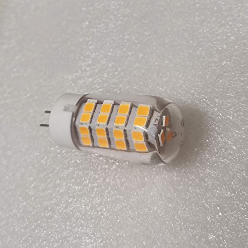 GY6.35 G6.35 AC/DC12V LED Bulb 4W Equivalent to 35-40W GY6.35 Halogen T4 JC Type Bi-pin Base Warm White 2700K, Non-dimmable, Pack of 5