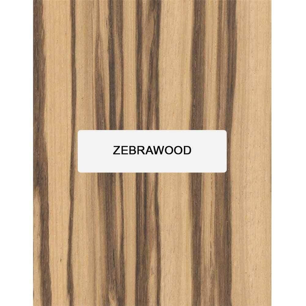 Exotic Fingerboard Blank for Classical/Steel String Guitar, Measuring 20" X 2-3/4" X 3/8" Inches, Best Fingerboard Replacement for New and Old Classical/Steel String Guitars (Zebrawood)