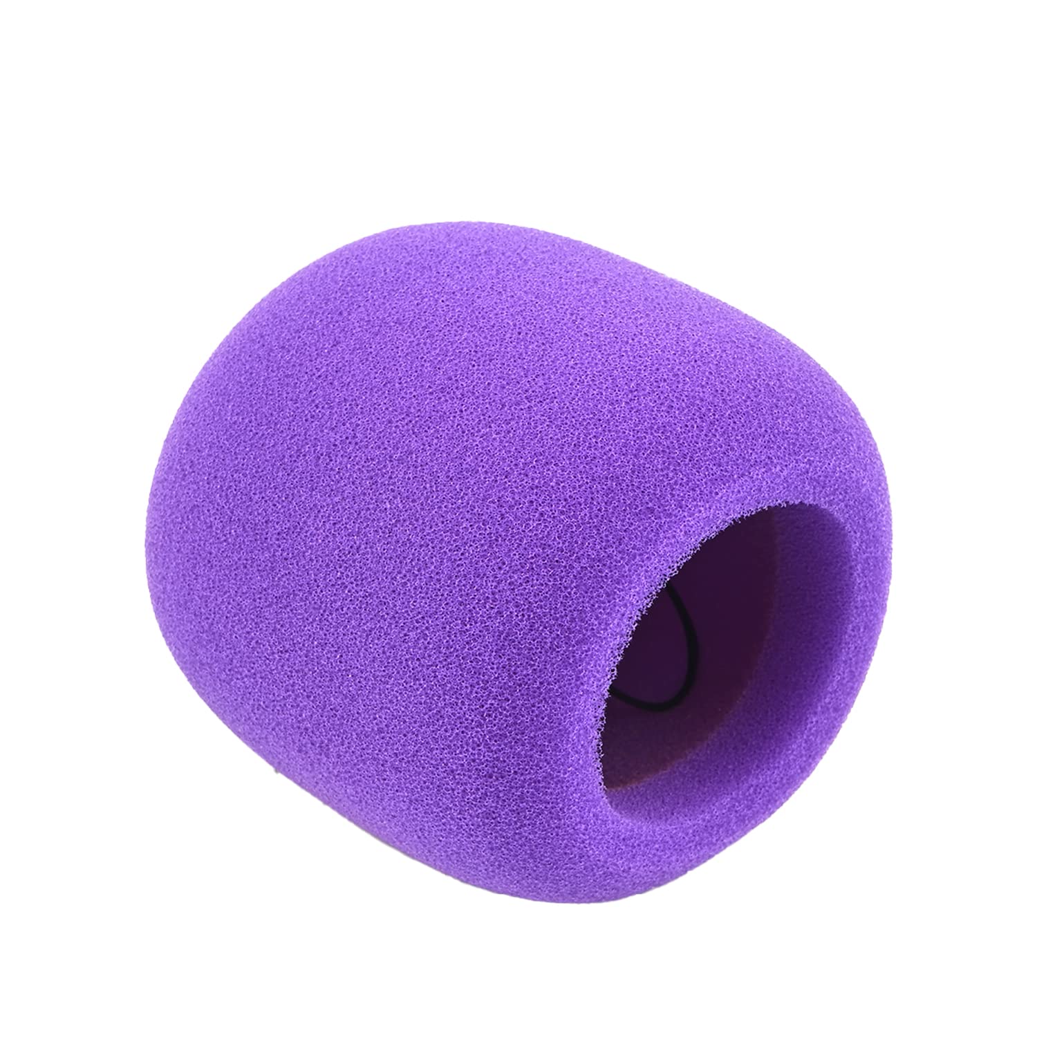 Fielect 1Pcs Microphone Cover Sponge Foam Mic Cover Handheld Microphone Windscreen Shield Protection Micro Foam Filter Purple for KTV Broadcasting