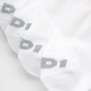 AND1 Men's Socks - Athletic Cushion Low Cut Socks (12 Pack), Size 6-12.5, White