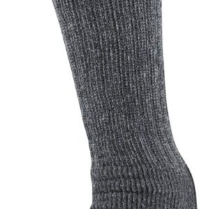 Under Armour Adult Hitch Coldgear Boot Socks, 2-Pairs , Pitch Gray/Black , Large