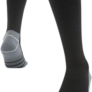 Under Armour Adult Hitch Rugged Boot Socks, 1-Pair , Black/Pitch Gray , Large