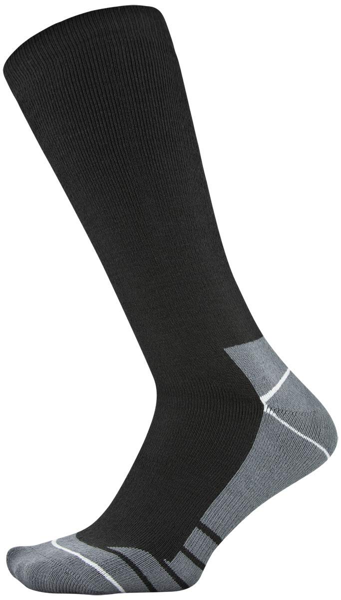 Under Armour Adult Hitch Rugged Boot Socks, 1-Pair , Black/Pitch Gray , Large