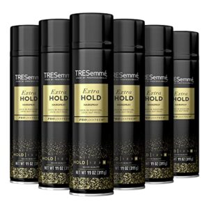 tresemmé extra hold hairspray pack of 6 with pro lock tech for 24h frizz control 11 oz