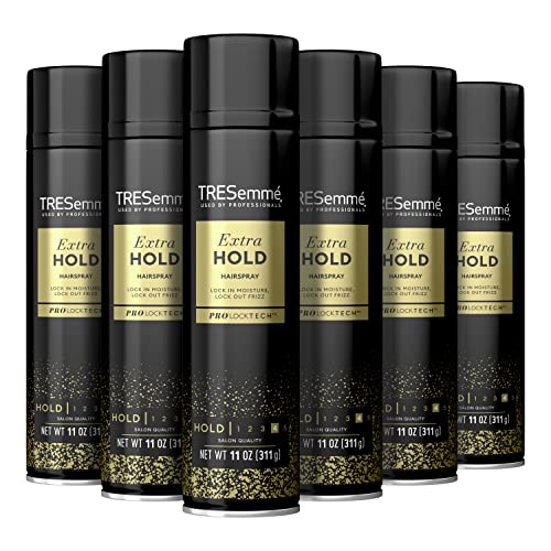 TRESemmé Extra Hold Hairspray Pack of 6 with Pro Lock Tech For 24H Frizz Control 11 oz