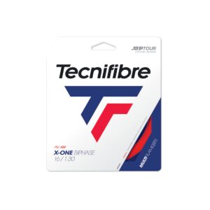 tecnifibre x-one biphase 1.18 unisex adult tennis cord, red, 12 m