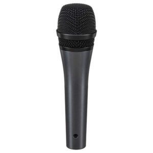 Sennheiser E835-S Dynamic Cardioid Vocal Microphone (on/off switch) with Tripod Mic Stand & XLR-XLR Cable Bundle