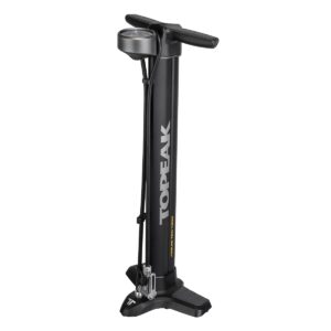 Topeak JoeBlow Twin Turbo Floor Pump Black2, One Size,Silver