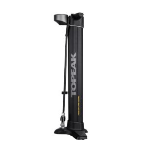 Topeak JoeBlow Twin Turbo Floor Pump Black2, One Size,Silver