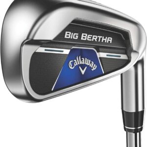 Callaway Big Bertha B21 Iron Set (Set of 8 Clubs: 4IR - PW, AW, Right, Graphite, Regular), Silver