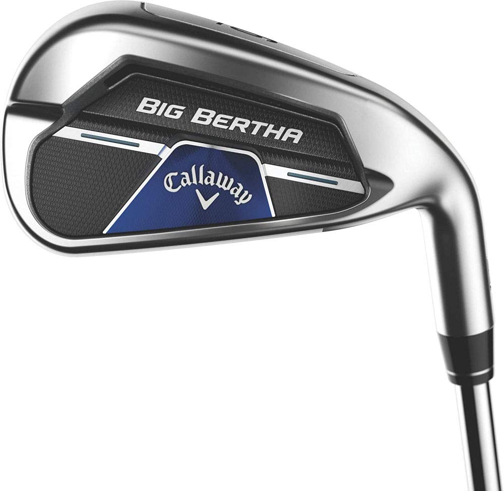 Callaway Big Bertha B21 Iron Set (Set of 8 Clubs: 4IR - PW, AW, Right, Graphite, Regular), Silver