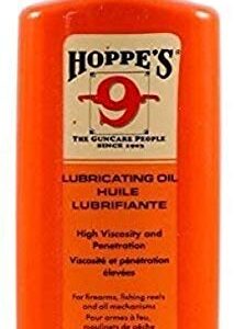 Hoppes 9 Gun Cleaning Kit - Bore Cleaner - Precision Oiler - Lubricating Oil Refill - 40 Patches for .38 9mm .40 .44 & .45 Caliber