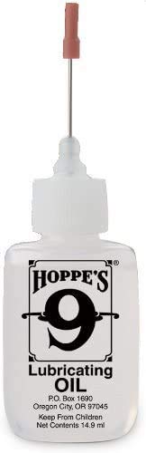 Hoppes 9 Gun Cleaning Kit - Bore Cleaner - Precision Oiler - Lubricating Oil Refill - 40 Patches for .38 9mm .40 .44 & .45 Caliber