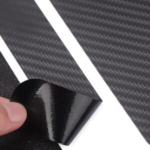 Menolana Premium Bike Frame Protector Sticker Anti-Scratch Mountain Bicycle Guard Cover Wrap Removable Scratching Proof Forks/Tubes Chainstay Accessories - Carbon Fiber Black