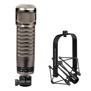 electro-voice re27n/d dynamic cardioid multipurpose microphone 309a mic shockmount bundle