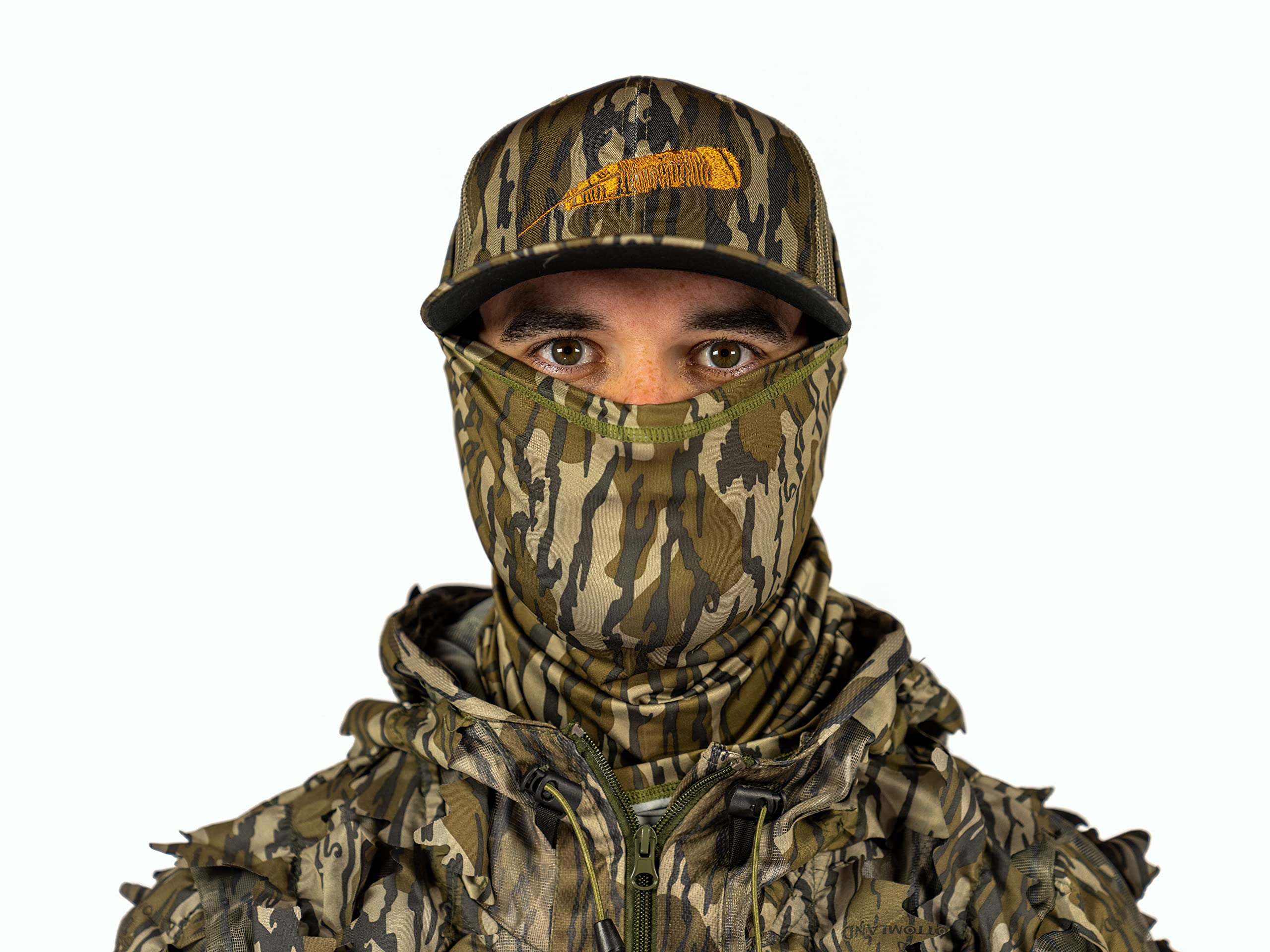 North Mountain Gear - Camouflage Neck Gaiter For Hunting - Mossy Oak Bottomland