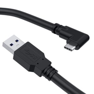 CBUS 16ft USB-C Cable Compatible with Meta Quest 3, Oculus Quest 2 Link Cable - USB 3.2 Gen 1 USB-C to USB-A Quest Charger Cable, Right Angle Type-C 5Gbps