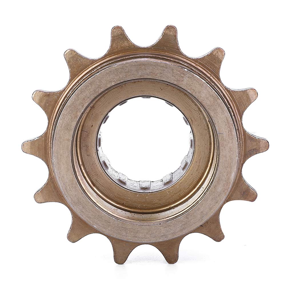 T best Single Speed Freewheel, Bike Freewheel Sprocket Gear 14T Single Speed Flywheel for Mountain Road Folding Single Speed Conversion Kit Single Speed Freewheel