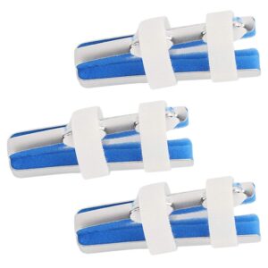 healifty 3pcs aluminum alloy finger splint finger straightening brace resting hand splint finger splints board finger splint brace finger protector splint thumb anti- device